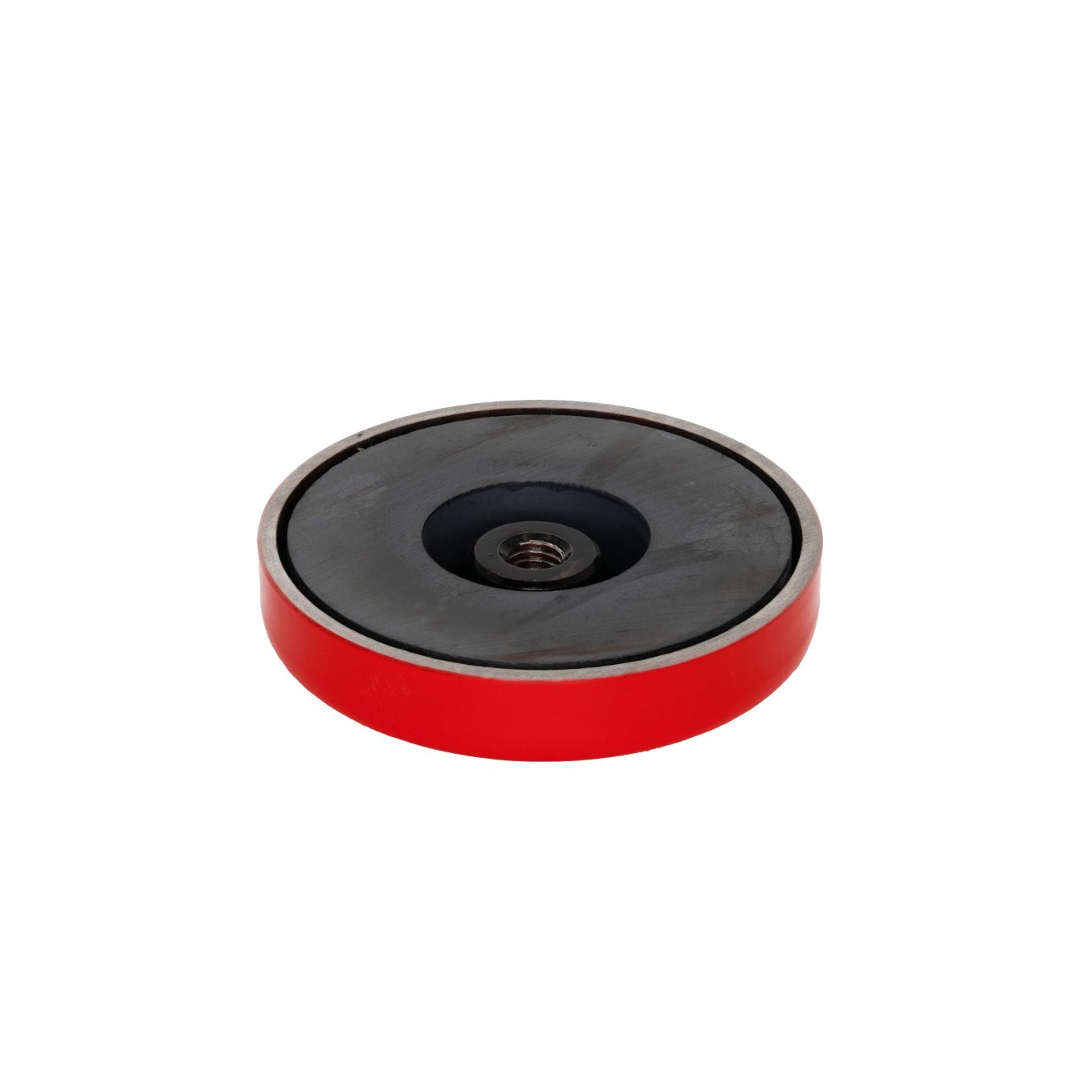 55 x 11mm Ferrite Limpet Magnet M6 hole - 16kg Pull
