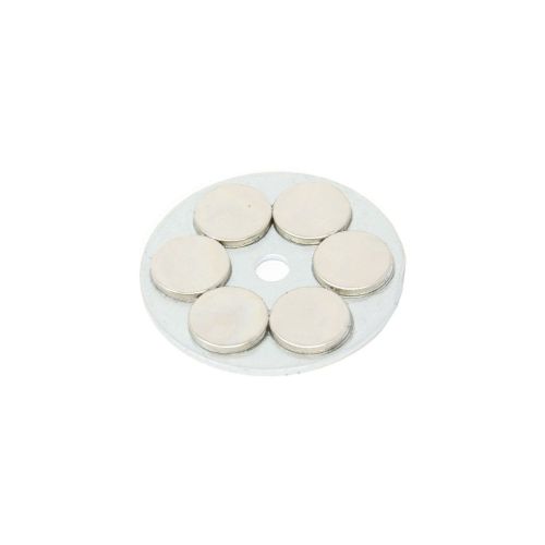 50mm dia x 3.5mm thick x 6mm hole Slimline Limpet Magnet - 30kg Pull ...