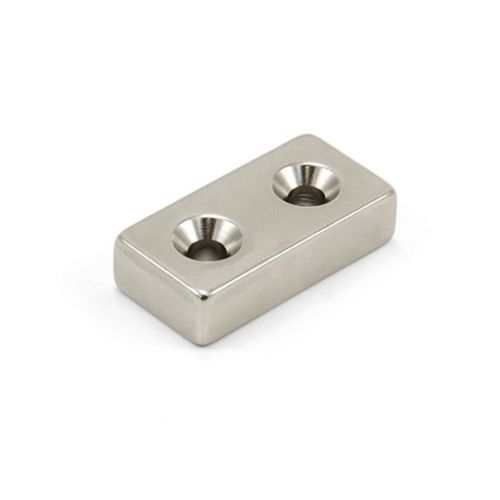 40 x 20 x 10mm x 5.5mm c/s N42 Magnet - 24.4kg Pull 40 x 20 x 10mm x 5.5mm c/s N42 Magnet - 24.4kg Pull